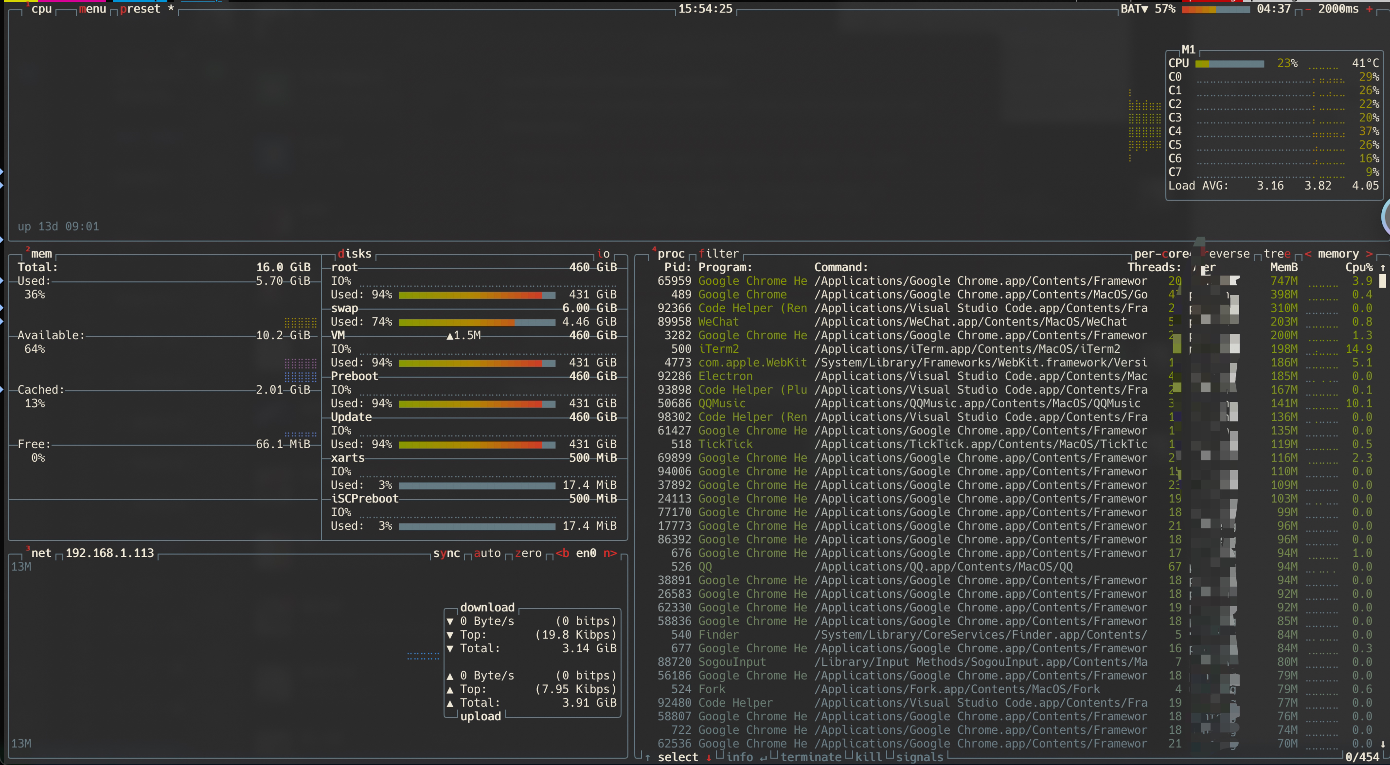Linux btop 使用教程 - 知乎