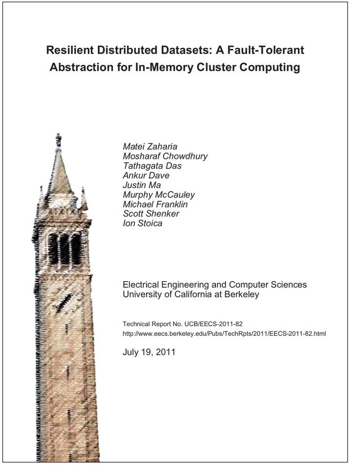 Resilient Distributed Dataset：A Fault-Tolerant Abstraction for In-Memory Cluster Computing - 知乎