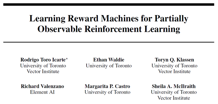 【部分可见 3】用reward machine 解决强化学习中仅部分可观察的问题 - 知乎