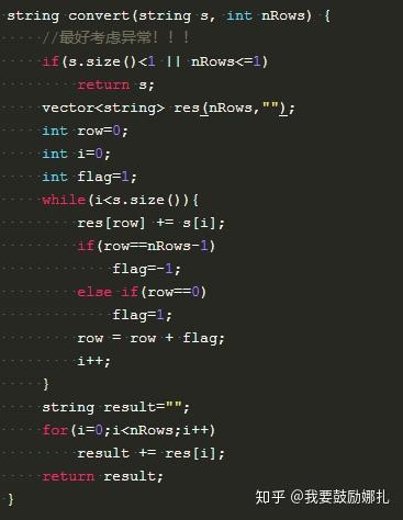 Leetcode 6 Zigzag Conversion - 知乎