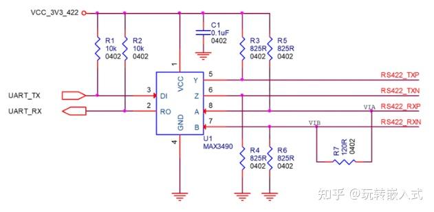 想使用sit3490e这个rs485收发器，怎样进行电路设计? - 知乎