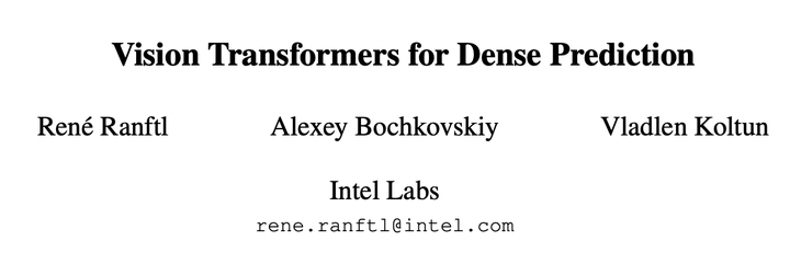 【深度估计 Transformer】Vision Transformers for Dense Prediction - 知乎