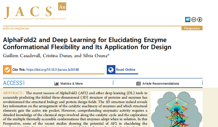 JACS|阐明酶构象灵活性的AlphaFold2等深度学习及其在设计中的应用 - 知乎