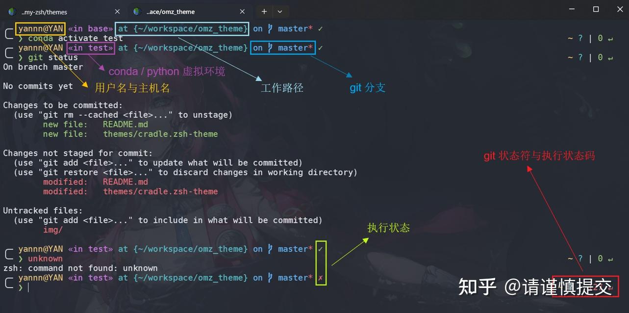 oh my zsh 哪些主题比较好看、有特点？ - 知乎