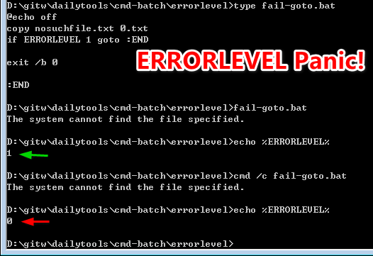 ERRORLEVEL 巨坑! cmd /c 和 call 为何有这般歧义 - 知乎