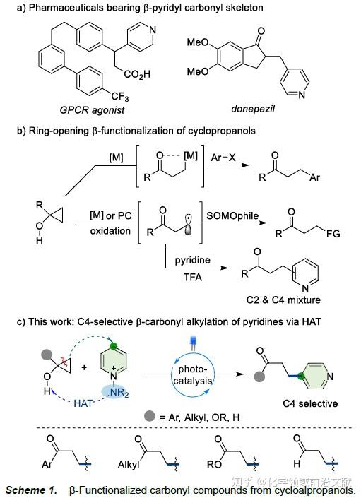 Sungwoo Hong组Angew. Chem.：可见光诱导吡啶盐的C4-选择性官能团化反应 - 知乎