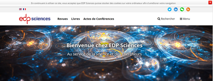 EDP Sciences (EI Compendex, INSPEC, CPCI (ISI Web of Science, 即ISTP), Scopus)科学期刊、书籍和会议记录 - 知乎