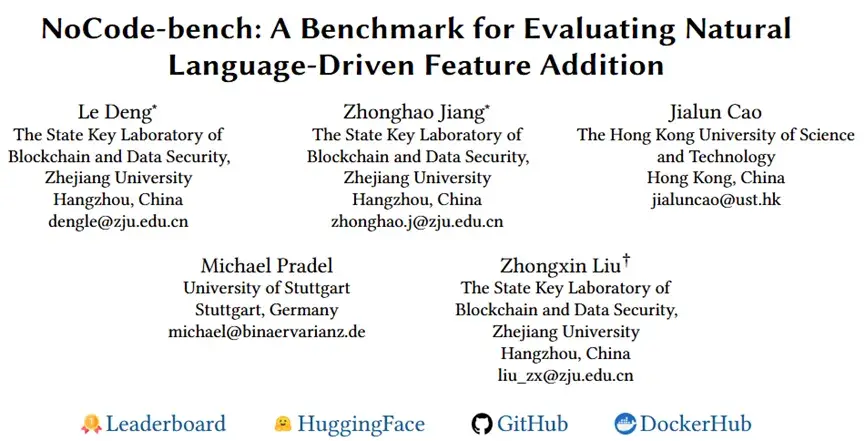 从Debugger到Developer : 低代码时代新基准NoCode-bench，SWE-Bench作者力荐 - 知乎