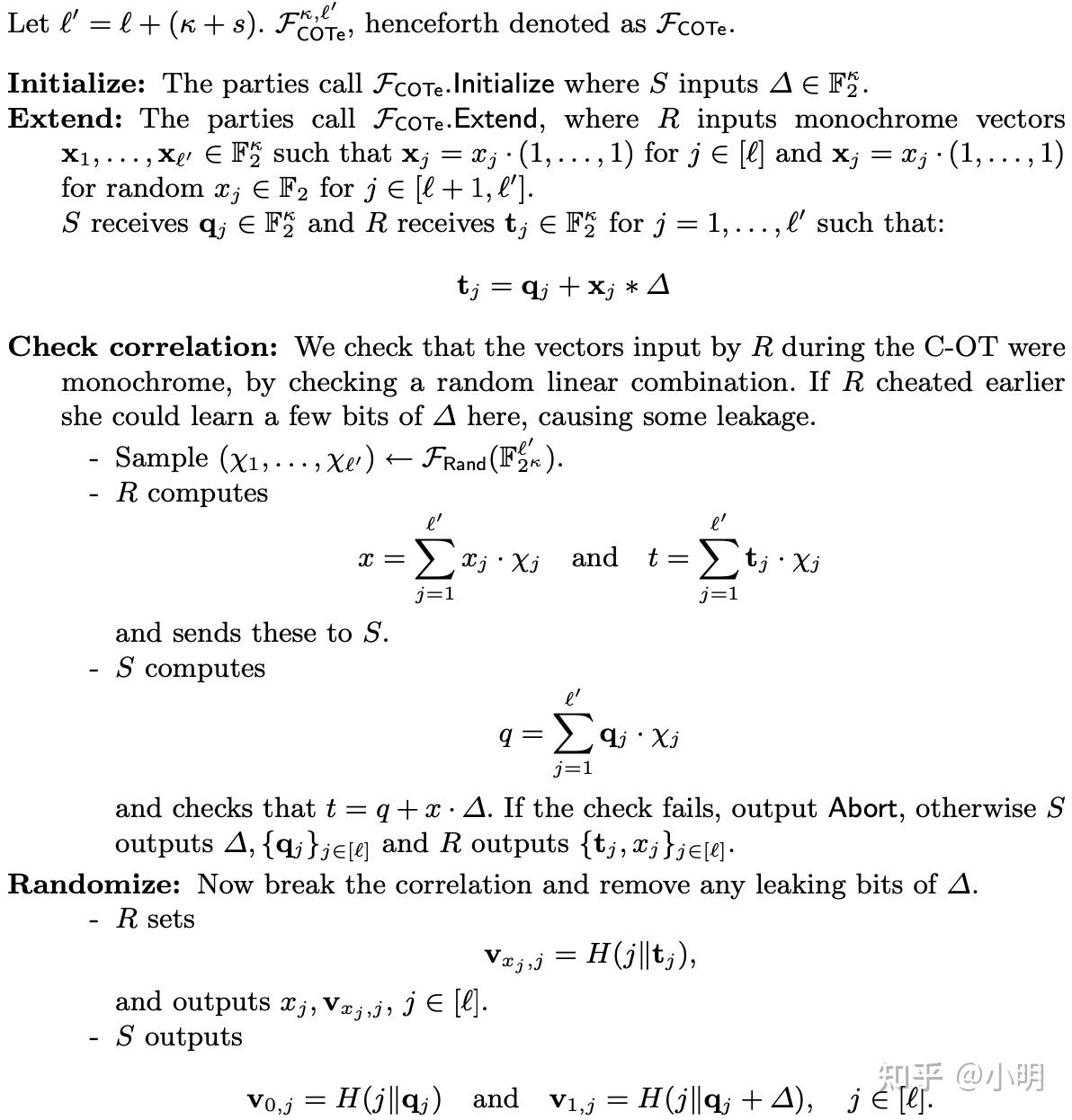 IKNP OTE扩展——Actively Secure OT Extension with Optimal Overhead - 知乎