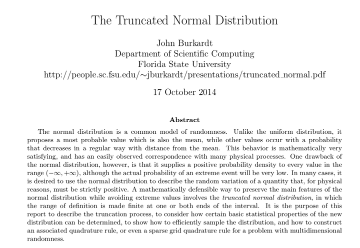 【文献阅读 02】截断(truncated)正态分布 - 知乎