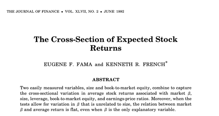 [读书笔记]Fama三因子模型2-The Cross-Section of Expected Stock Returns - 知乎
