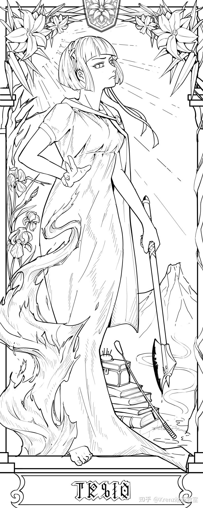 Krenz绘画教室【优秀作业心得】动态与构成-0124 - 知乎