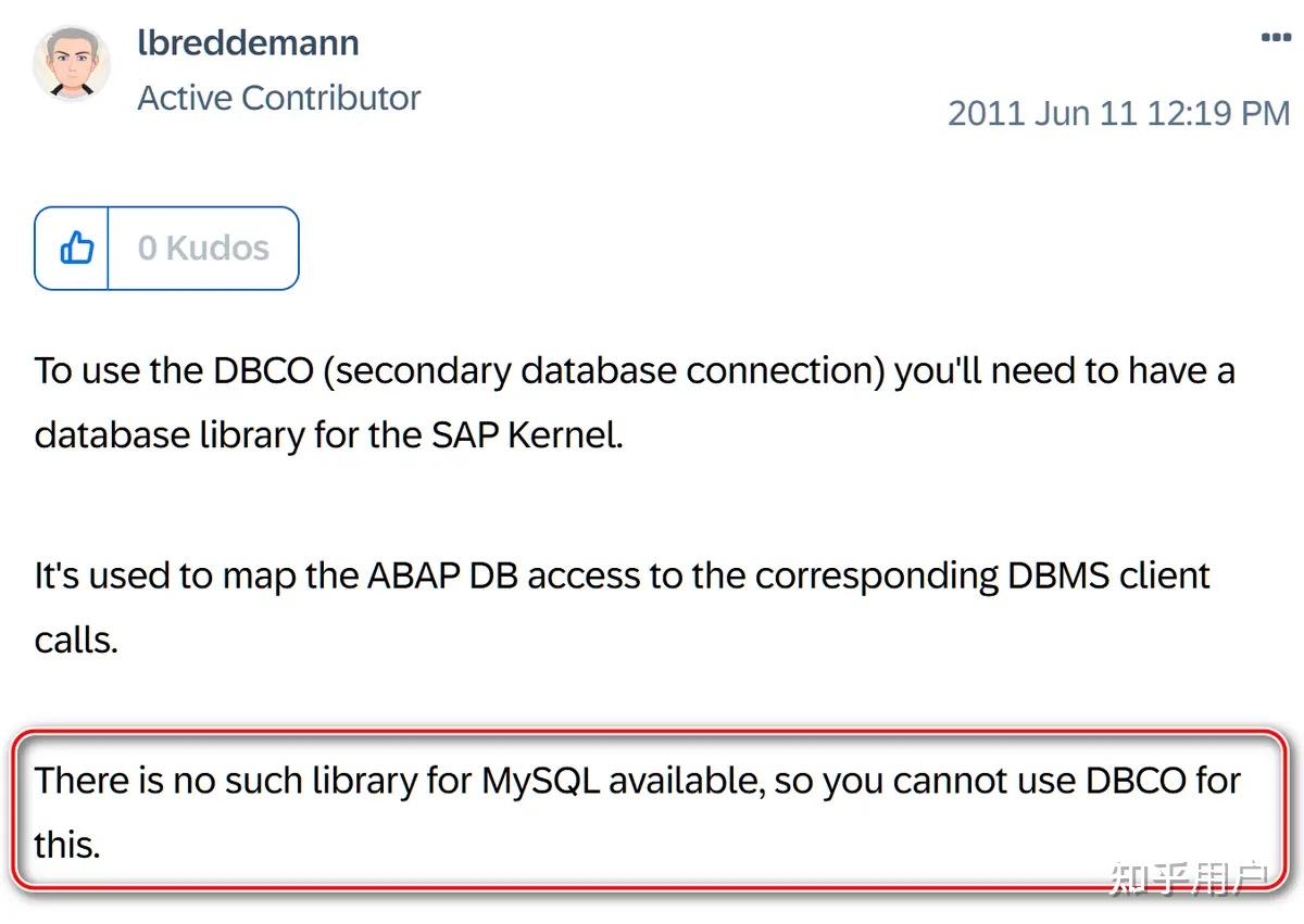 SAP ABAP 系统是否支持通过 OPEN SQL 直接连接第三方数据库？ - 知乎