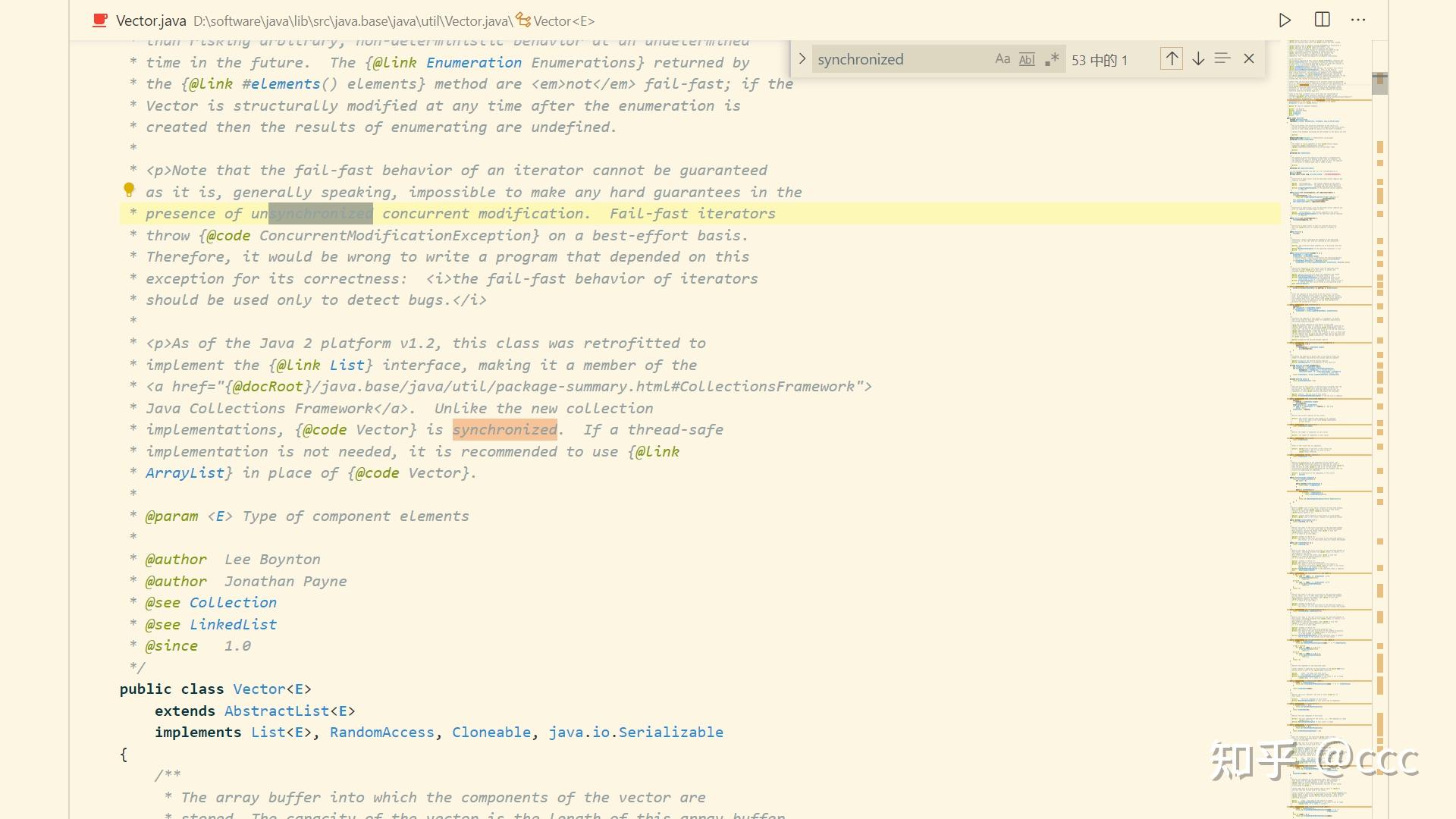 为什么java不推荐使用vector？ - 知乎
