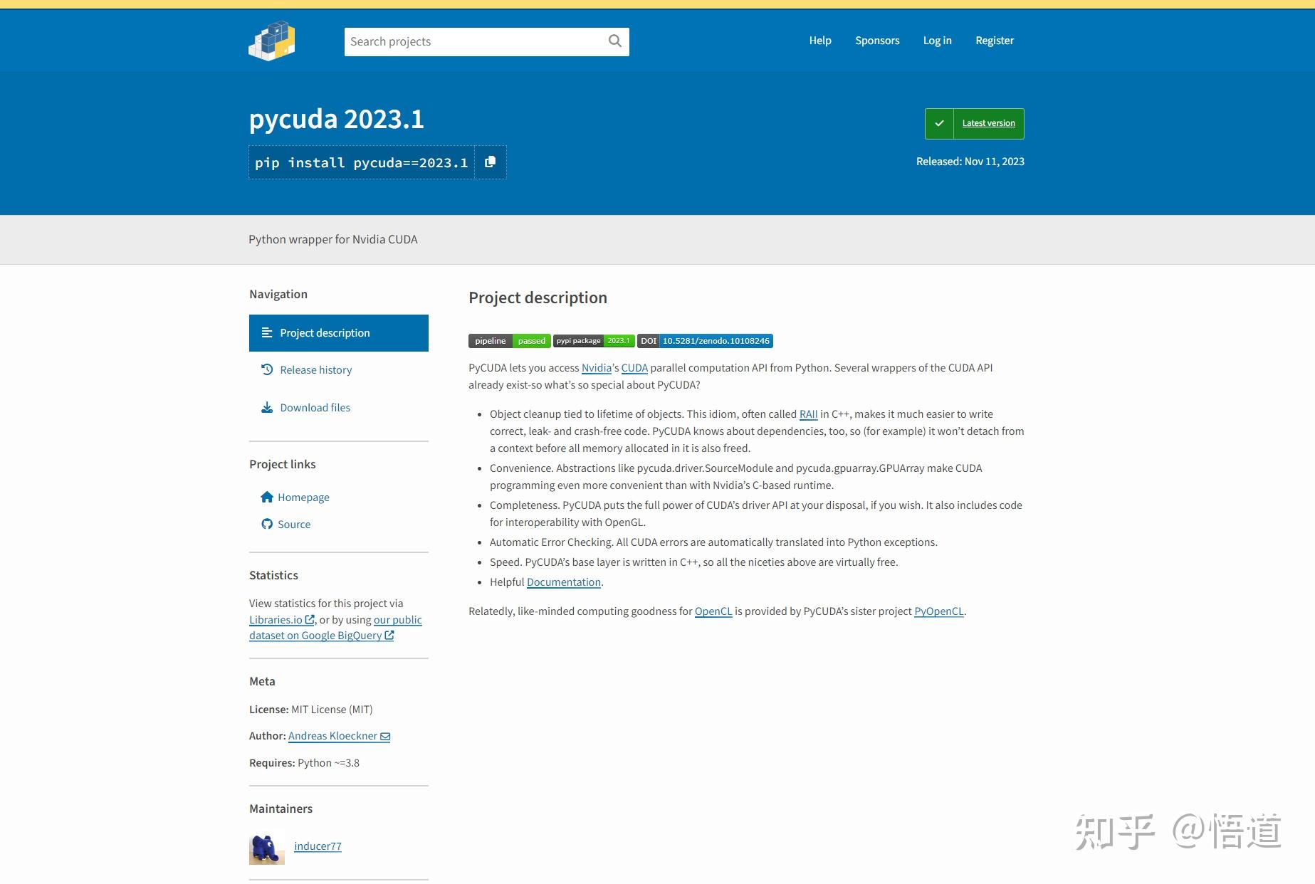 PyCuda 介绍与安装 - 知乎