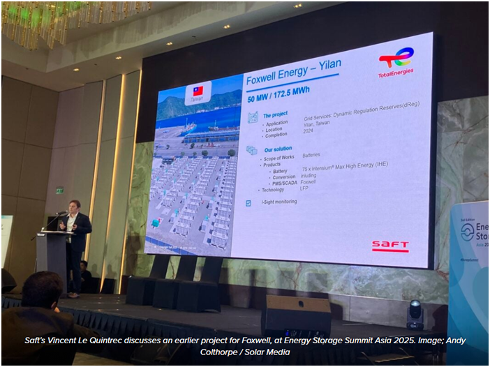 帅福得（Saft）获得台湾356MWh的BESS电池储能合同 - 知乎