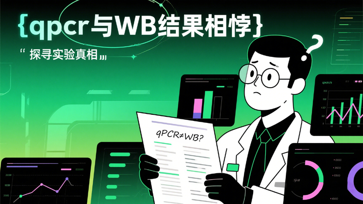 救命啊师兄！为什么我的qPCR和WB结果不一致？ - 知乎