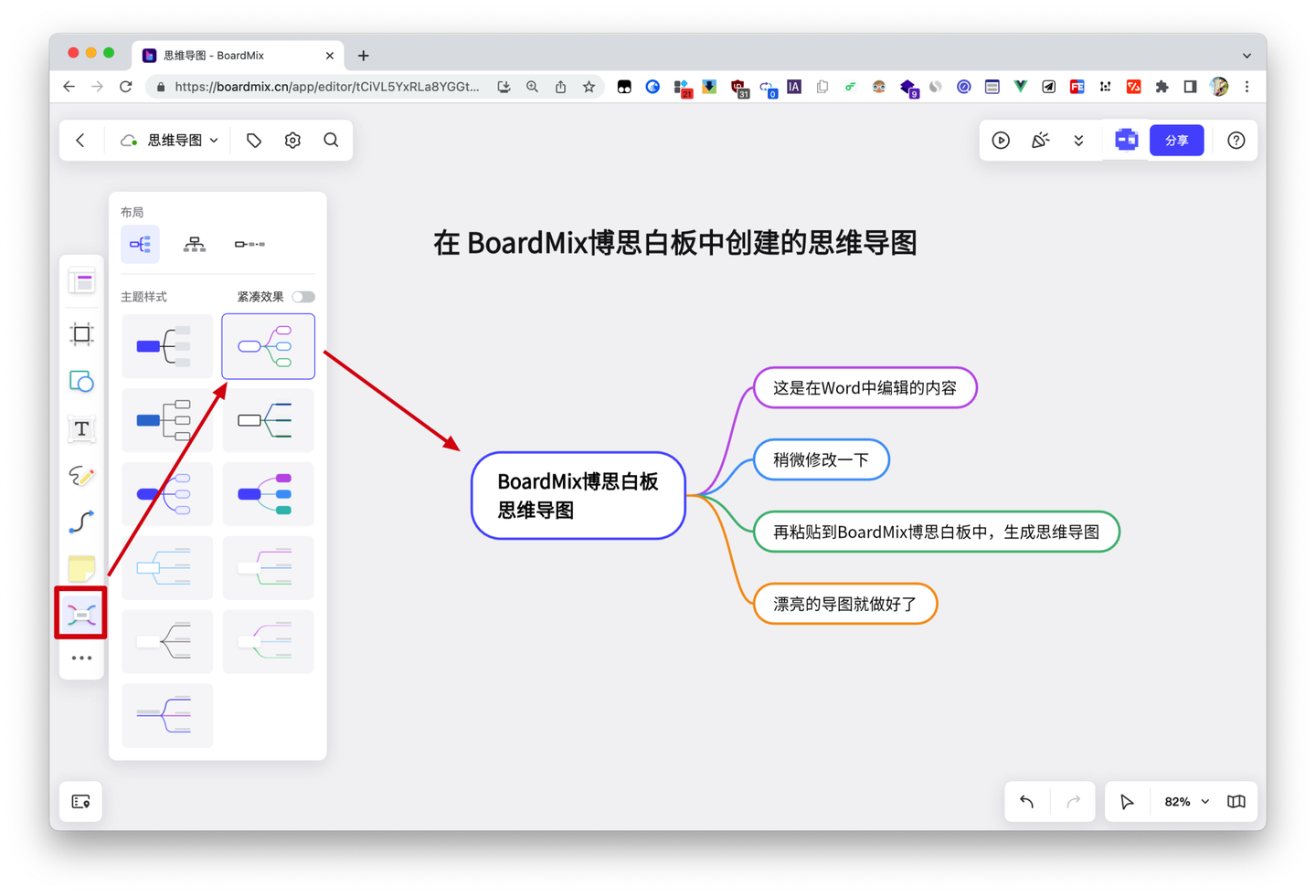 怎么用Word做思维导图？用BoardMix一键生成！ - 知乎