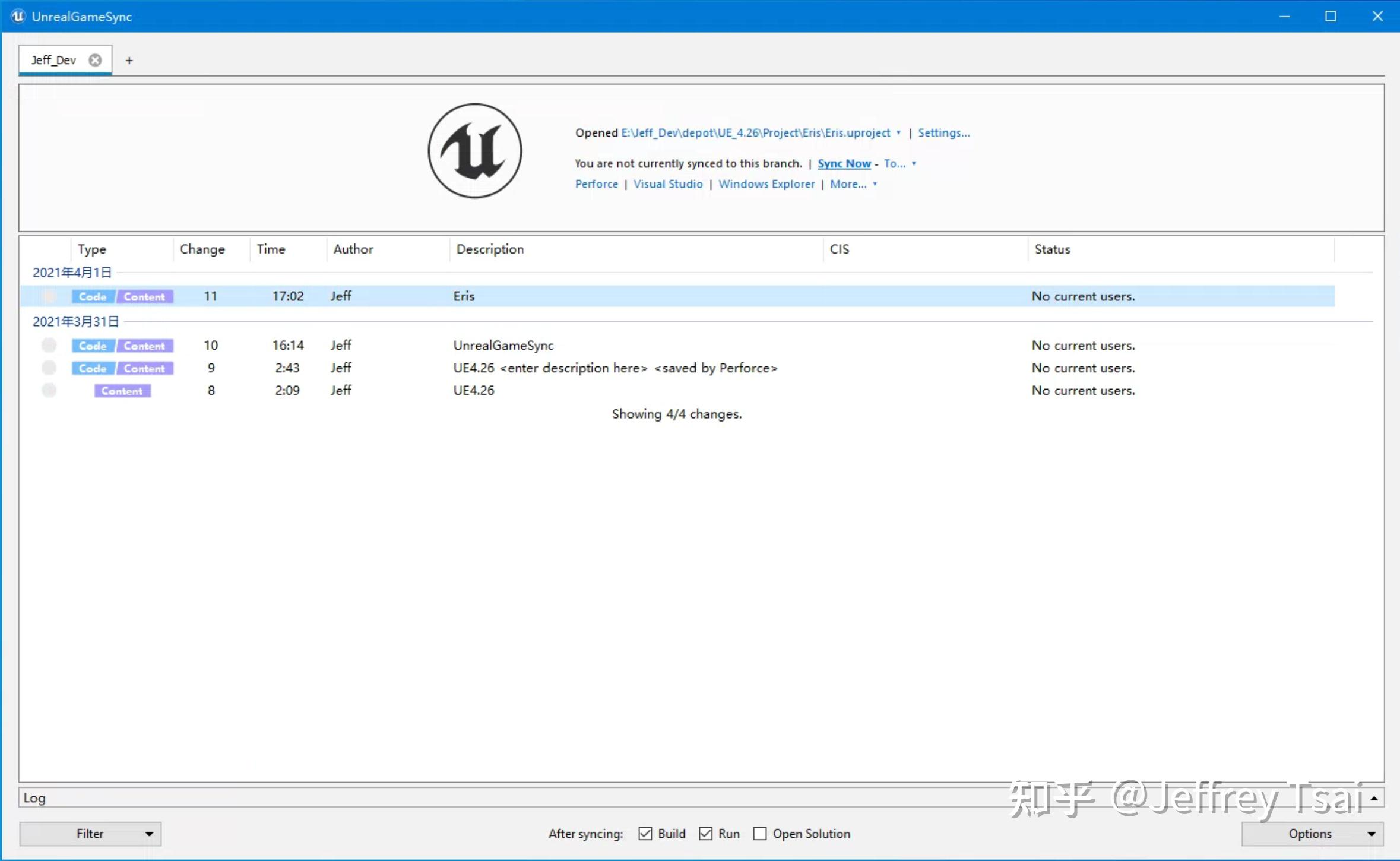 UnrealGameSync（UGS）使用笔记 - 知乎