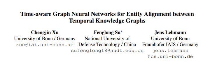 EMNLP 2021：基于图神经网络的时间感知实体对齐方法 - 知乎