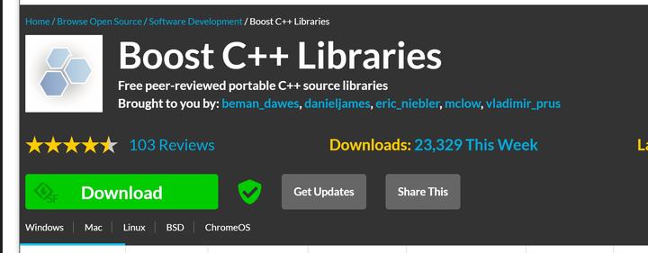 [最强大常用的库]Windows上C++》boost库的安装和使用 - 知乎