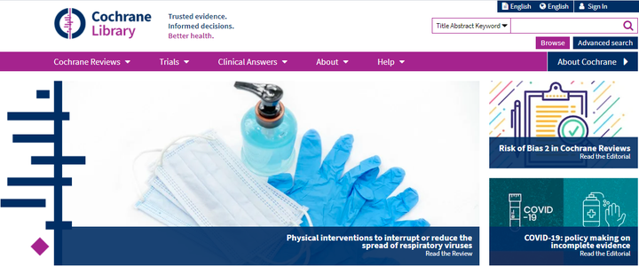 如何使用Cochrane Library进行文献检索？ - 知乎