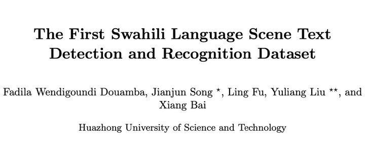 Swahili-text：华中大推出非洲语言场景文本检测和识别数据集 | ICDAR 2024 - 知乎