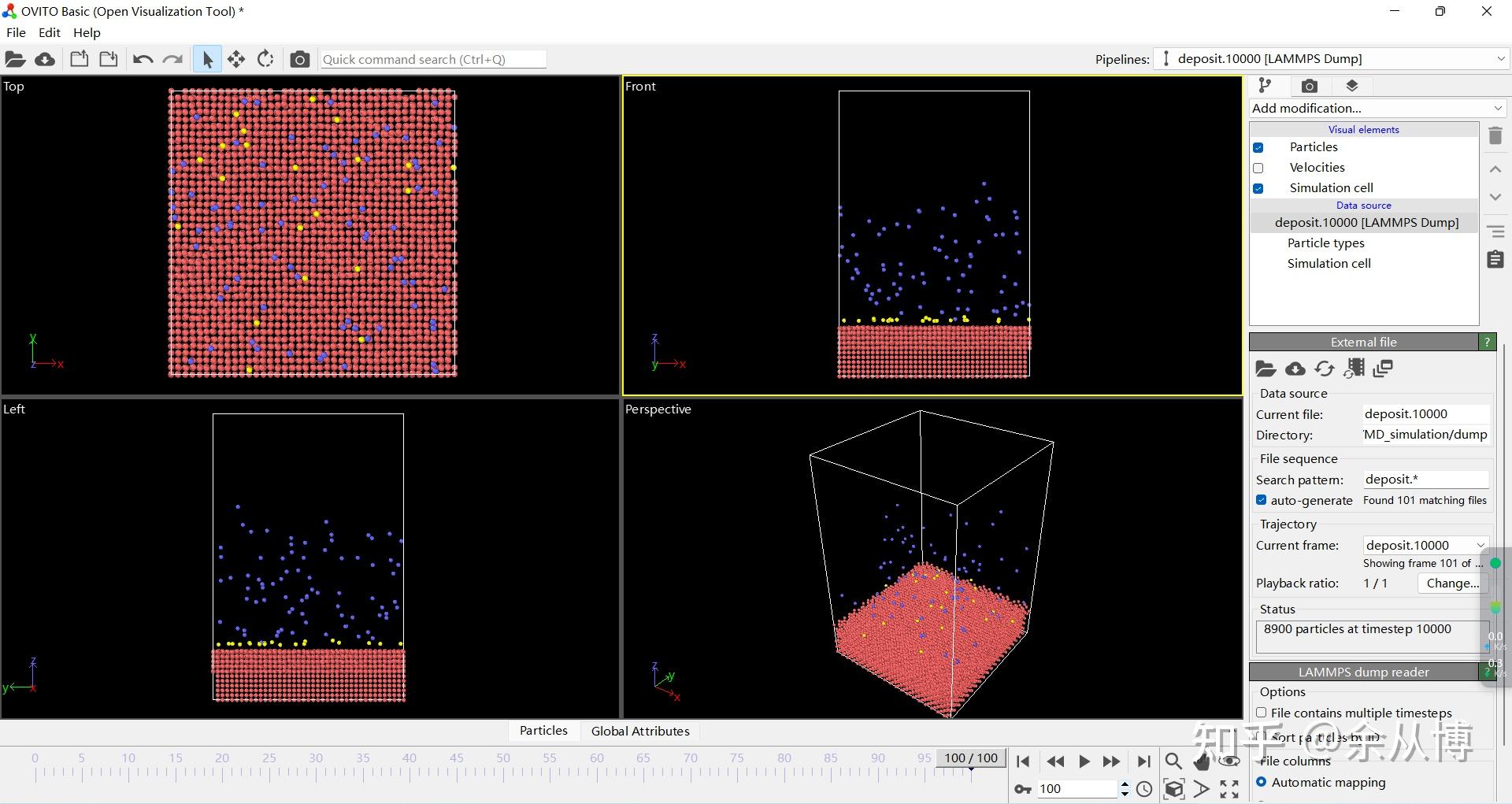 Ovito特定区域颜色设置教程 - 知乎
