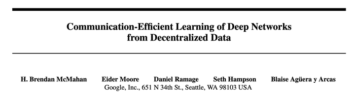 PMLR'17 Communication-Efficient Learning of Deep Networks from Decentralized Data - 知乎