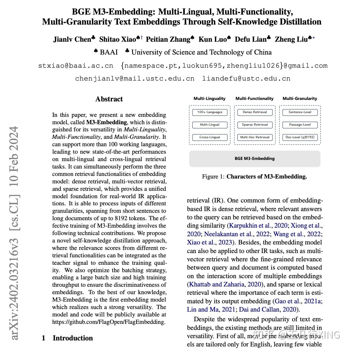 「论文速读」BGE M3 Embedding 主流模型解读 - 知乎