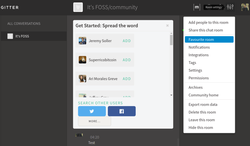 Gitter：面向开发者的跨平台开源社区平台 | Linux 中国 - 知乎