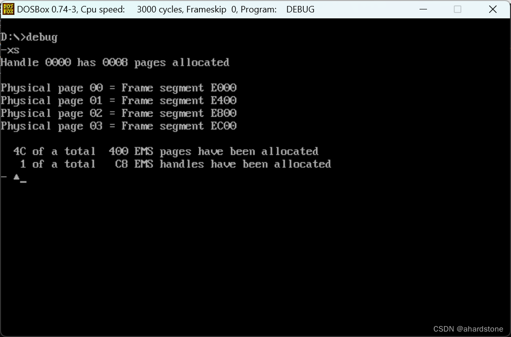 Dos的debug工具的简单使用(2023.9.7) - 知乎