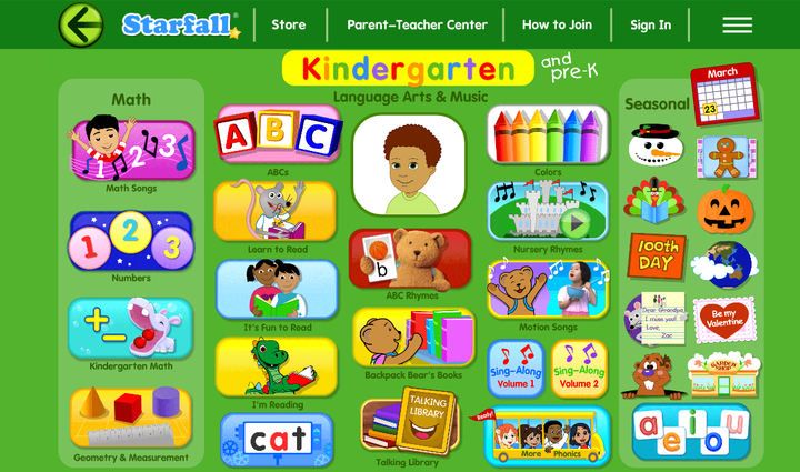 Starfall，幼儿启蒙利器 - 知乎