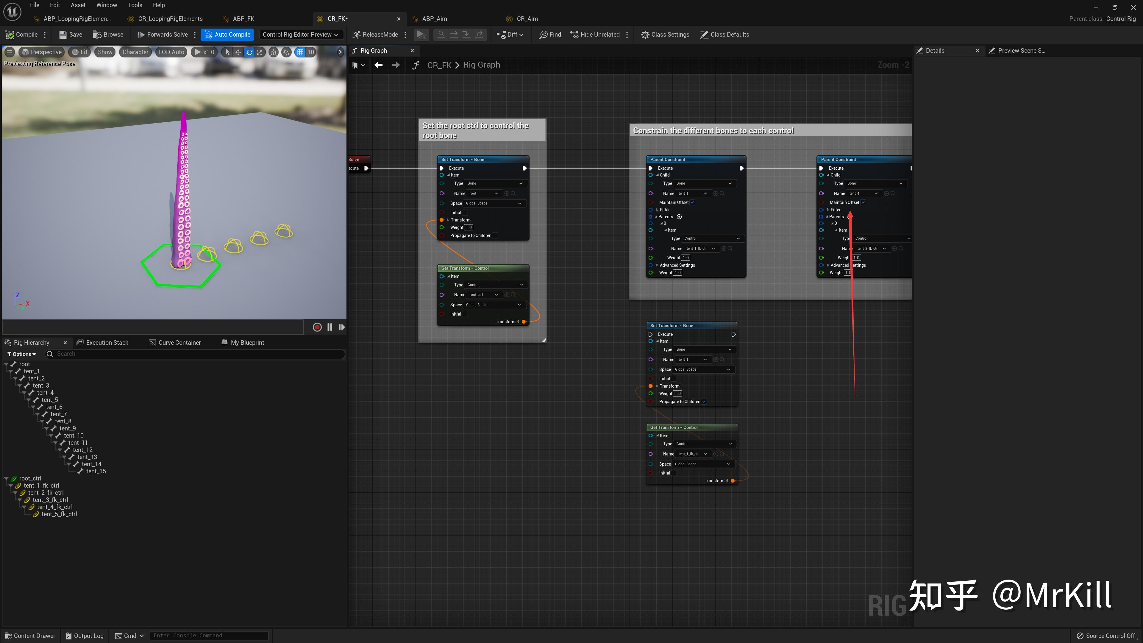 游戏引擎应用-Unreal Engine内容示例之Control Rig分析（一） - 知乎