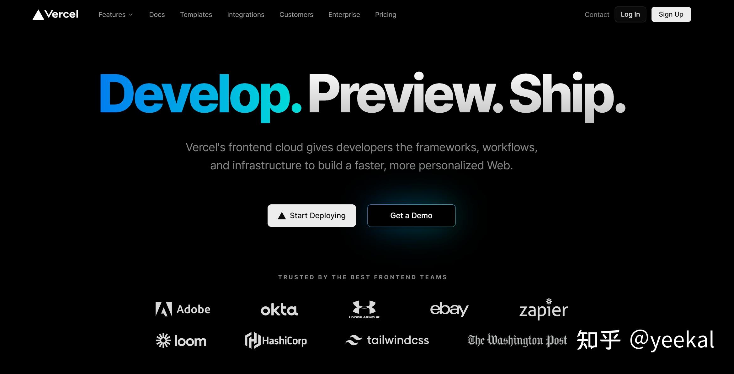 vercel 是干啥的？ - 知乎