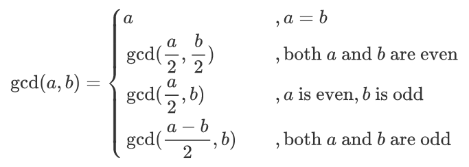 二进制gcd（Binary gcd） - 知乎