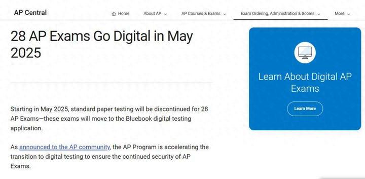 AP考试2025重大改革解读，28门科目将采用机考模式！ - 知乎