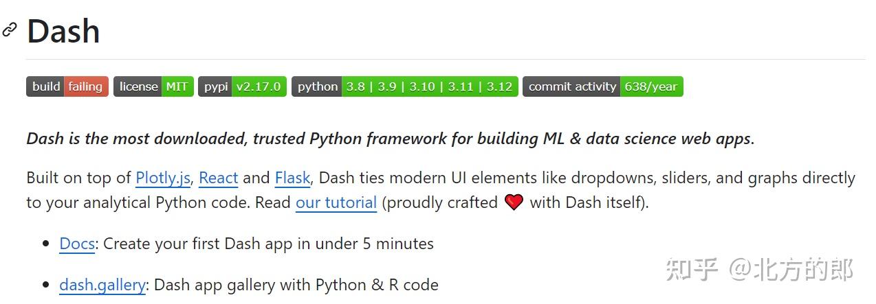 用Plotly的Dash对数据进行可视化分析 - 知乎