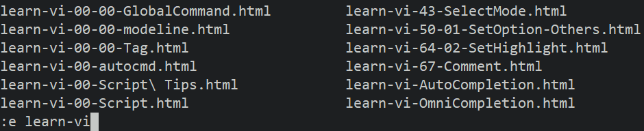 VIM学习笔记 wildmenu - 知乎