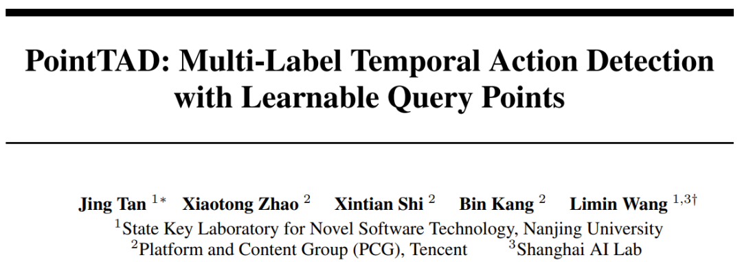 NeurIPS 2022 | PointTAD：基于稀疏点表示的多类别时序动作检测框架 - 知乎