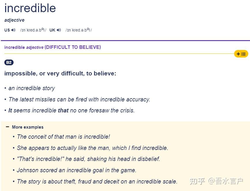 incredible和incredulous的区别 - 知乎