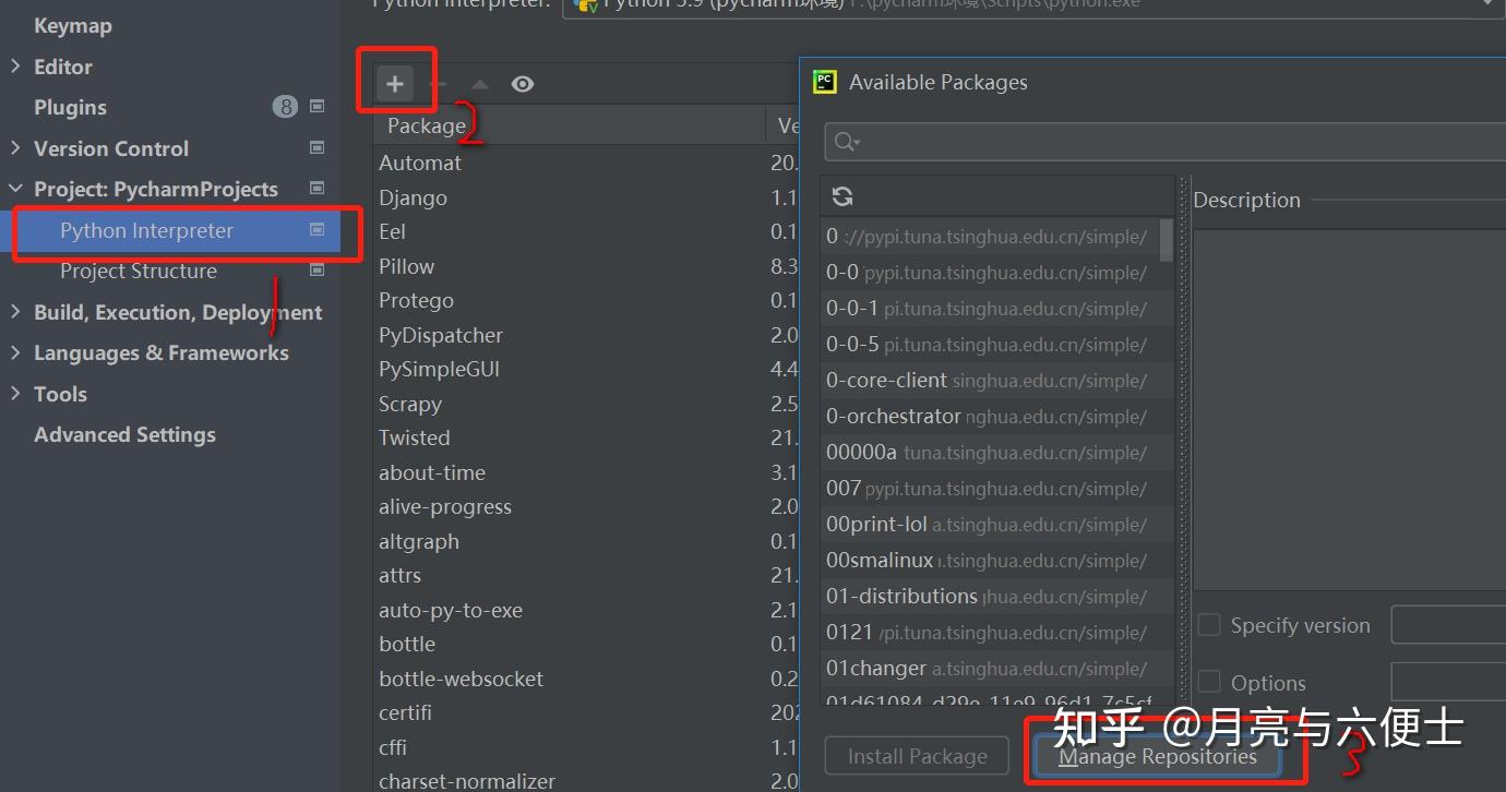 Pycharm中pip的安装和更新，库的安装，镜像源的改变（在新版和旧版pycharm）等问题的解决 - 知乎
