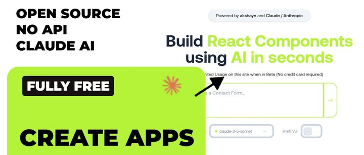 ReactAI-开源免费的AI驱动React组件构建器，无需API密钥即可在几秒钟内创建完整功能的组件 - 知乎