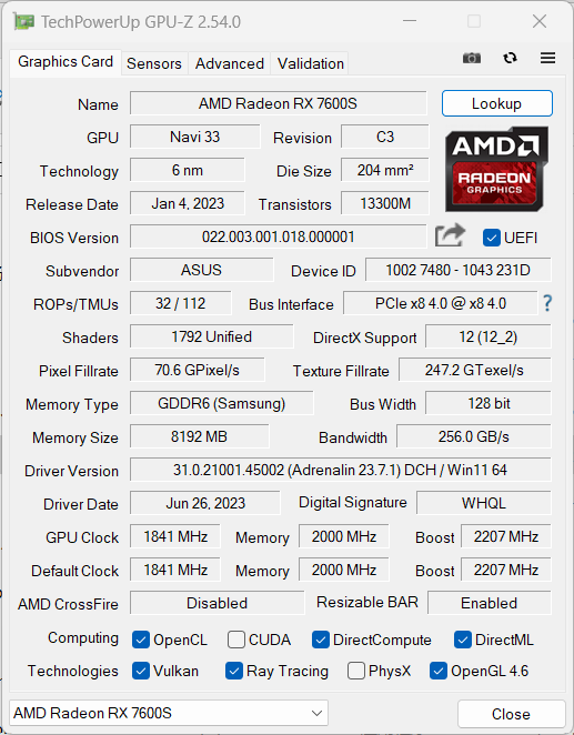 AMD 锐龙 7 7735H + RX 7600S 的甜品级双 A 游戏本，华硕天选 4R 测评 - 知乎