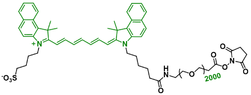 ICG-PEG2000-NHS，吲哚菁绿-PEG2000-琥珀酰亚胺酯具有荧光特性，可以用于活体成像 - 知乎