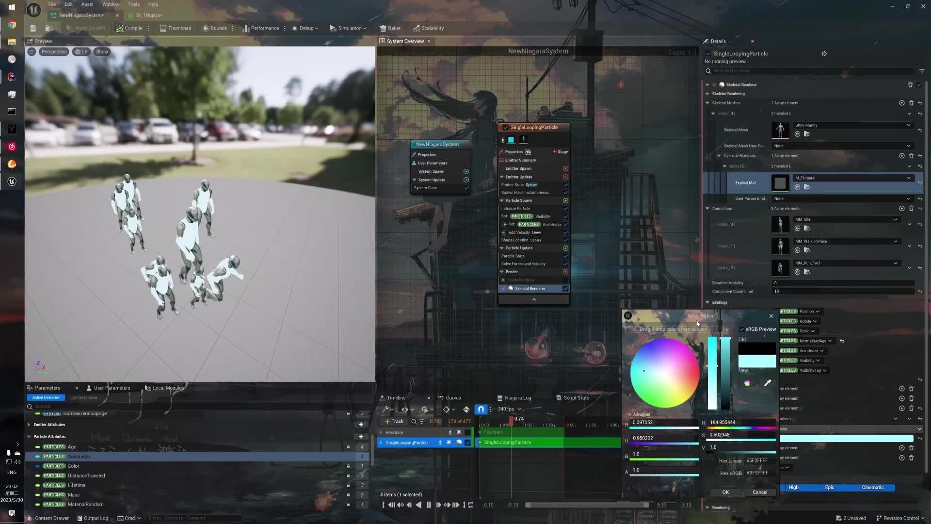 【虚幻引擎】自定义niagara renderer——发射skeletal - 知乎