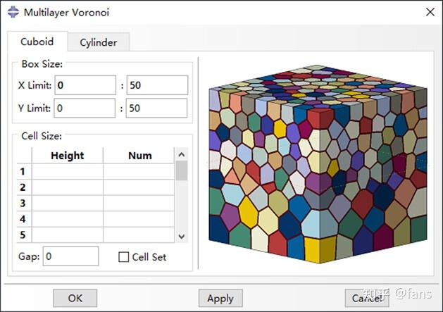 一个好用的Abaqus晶体塑性模型生成插件-Voronoi模型_PYTHON abaqus 泡沫压缩-技术邻
