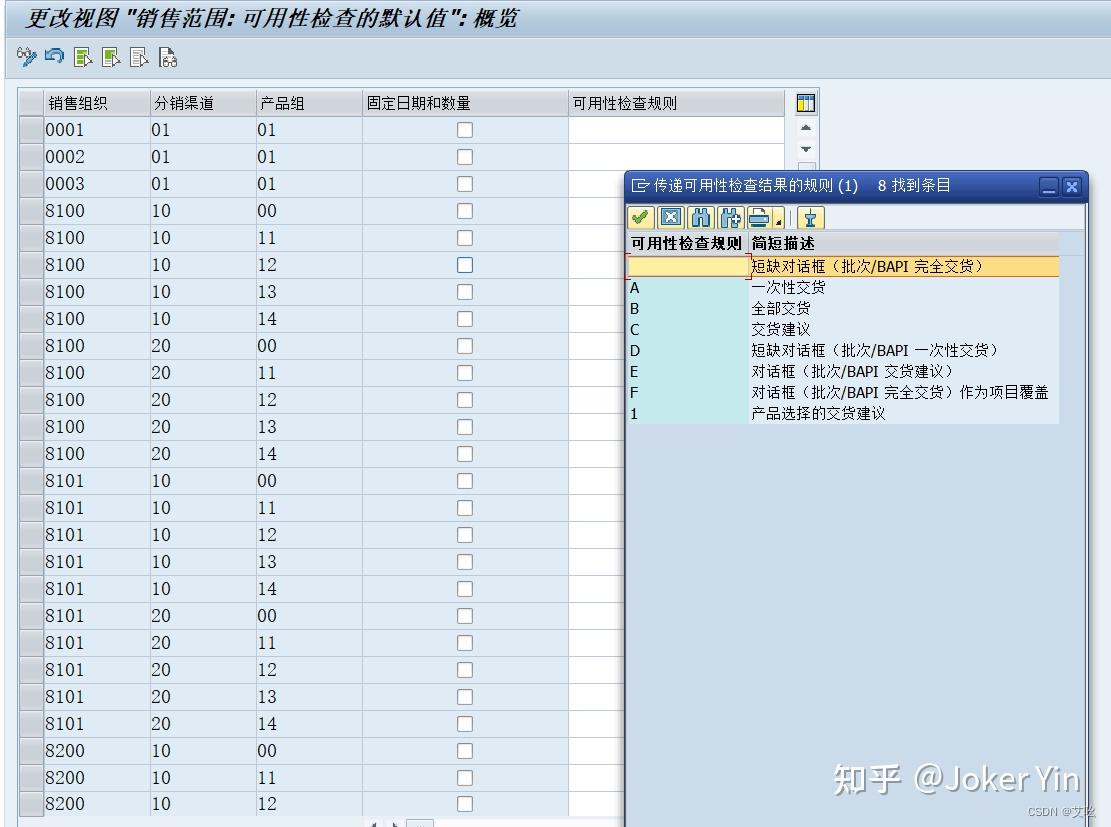 SAP 可用性检查 - 知乎