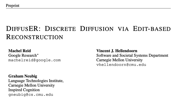 DiffusER: Diffusion via Edit-based Reconstruction - 知乎