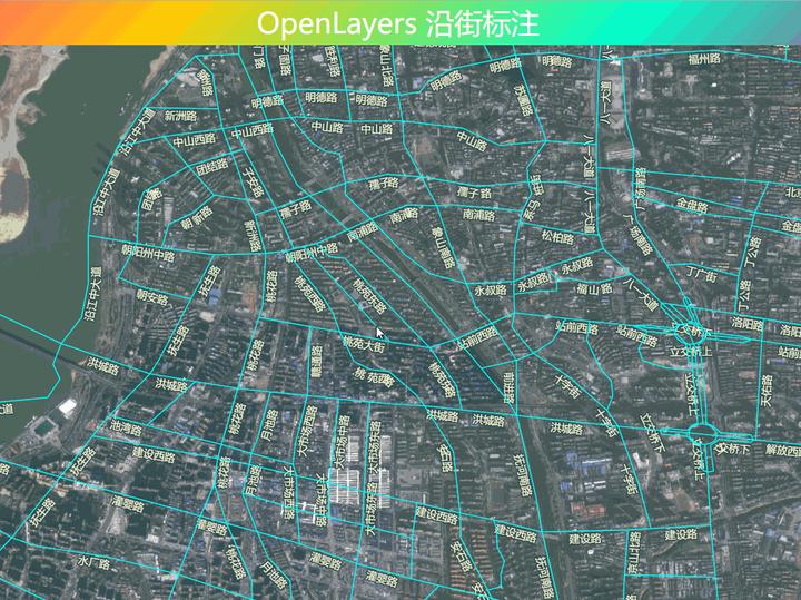 OpenLayers 实现沿街标注 - 知乎